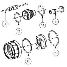 TT1001K-RK - MACH 3 FLAT TIP REPAIR KIT